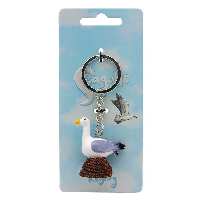 Novelty Keyring - Seagull Buoy on Rope KEY276 – Grin Entertainment Store